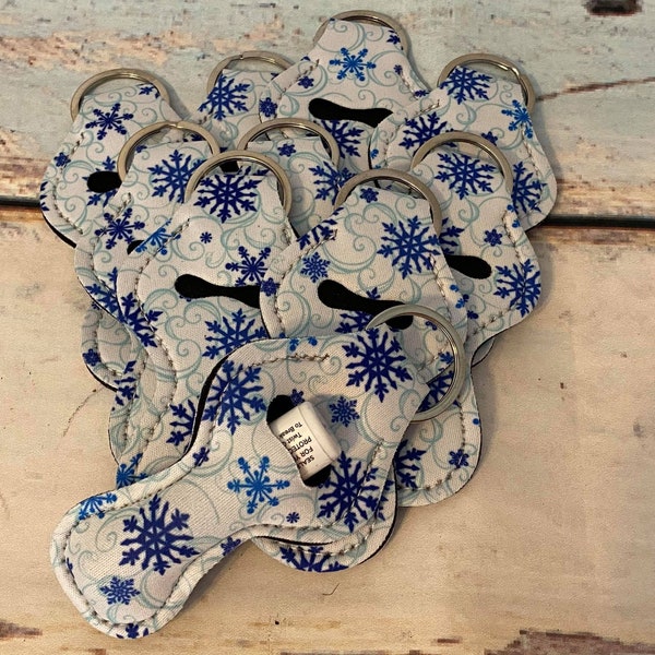 Snowflake Keychain - Etsy