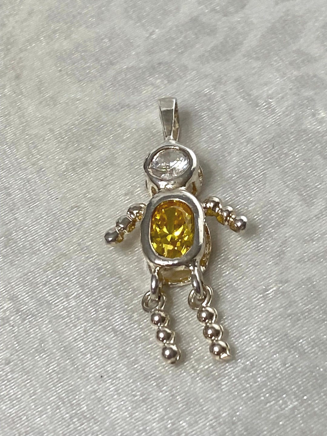 Sterling Silver 925 Boy Child Children Baby Charm Pendant Figural ...