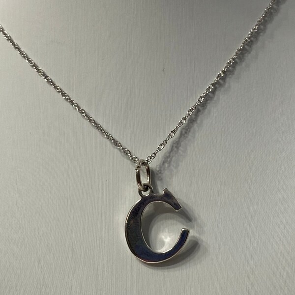 Initial C Charm - Etsy