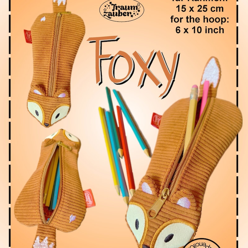 Fox Pencil Case - Etsy