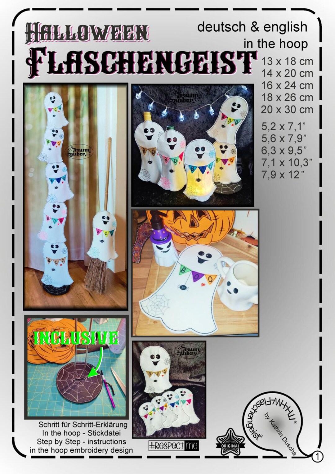 Halloween Bottle Genie ITH - 5 Sizes - Etsy