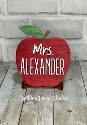 Personalized Wooden Teacher Apples Classroom Decor Teacher - Etsy Canada