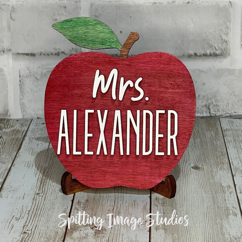 Apple for Teacher - Etsy