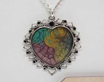 Hand painted heart | Etsy