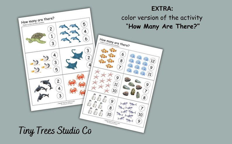 1-12 Number Tracing Activities Bundle, Preschool and Kindergarten ...