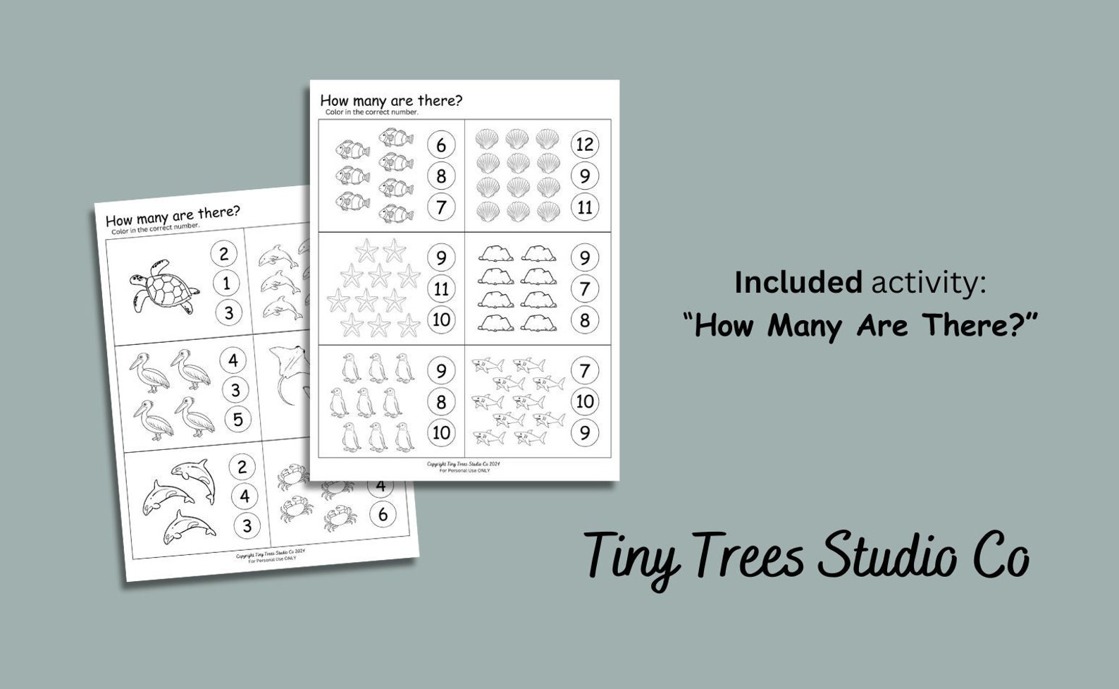 1-12 Number Tracing Activities Bundle, Preschool and Kindergarten ...