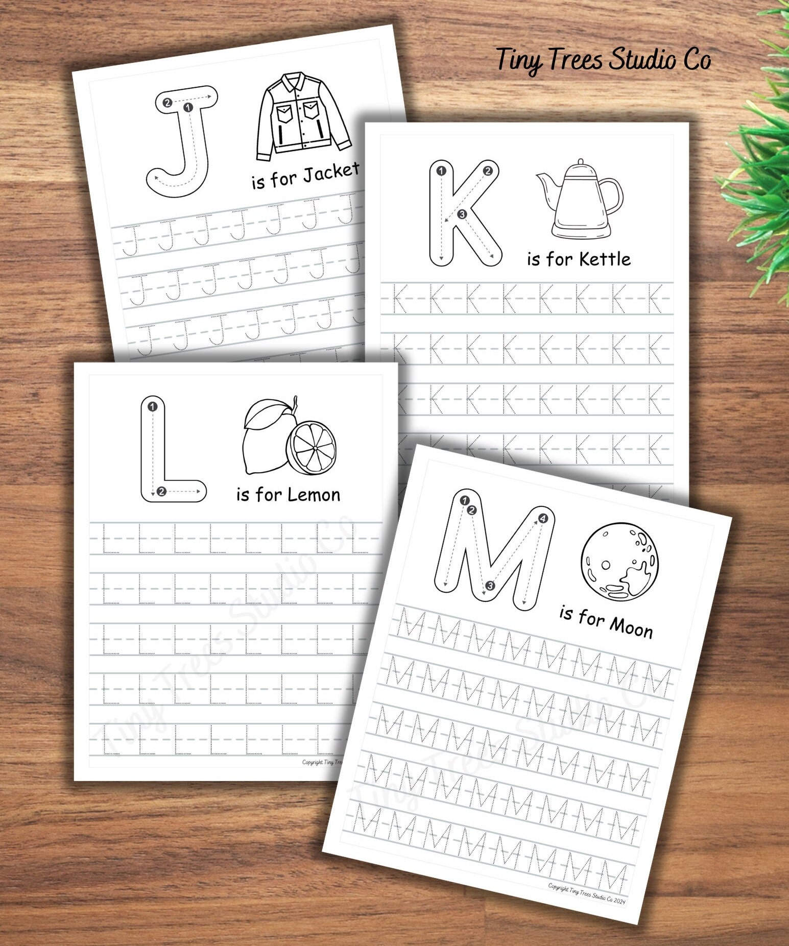 UPPERCASE LETTERS, Tracing the Alphabet, Preschool and Kindergarten ...
