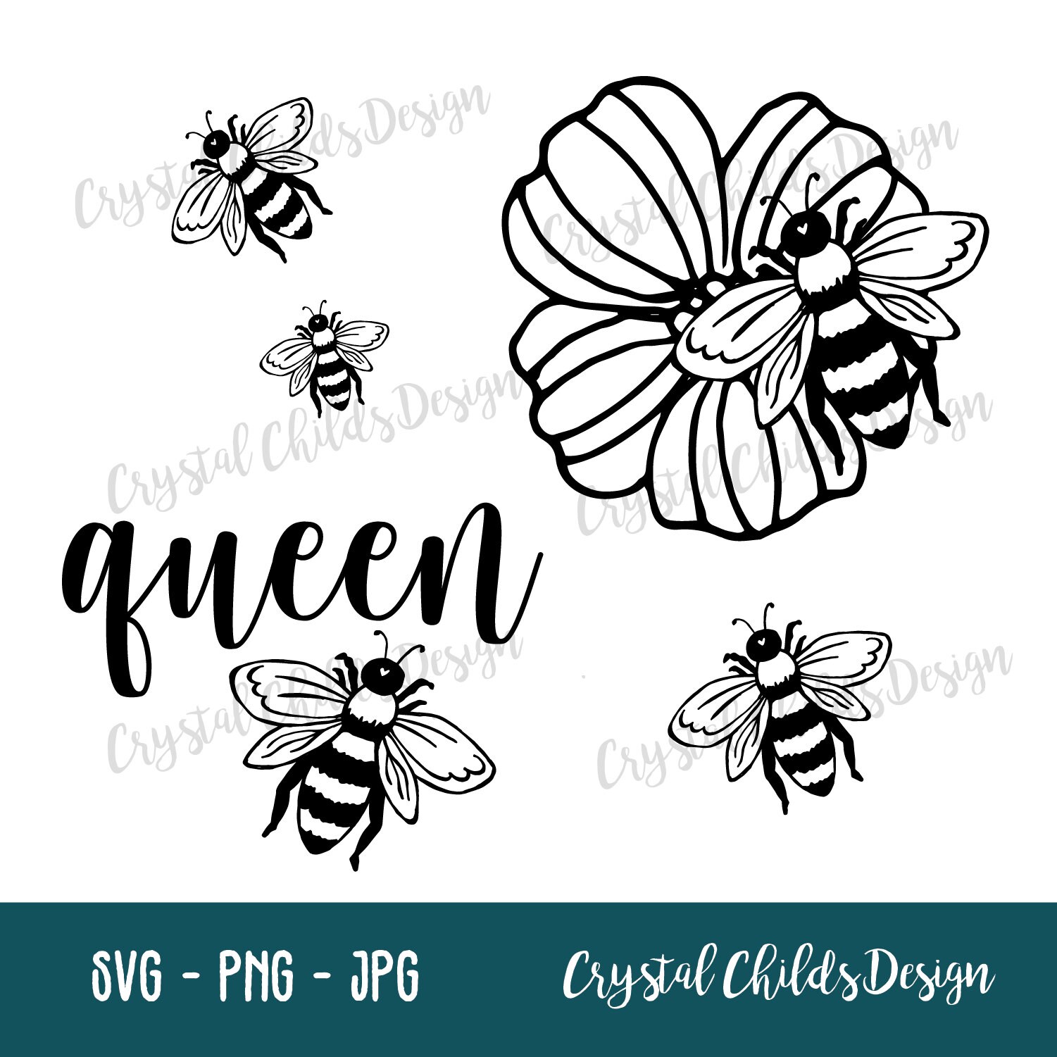 Bee SVG Bundle Cricut Bee SVG Bundle SVG Bee Floral Bundle - Etsy