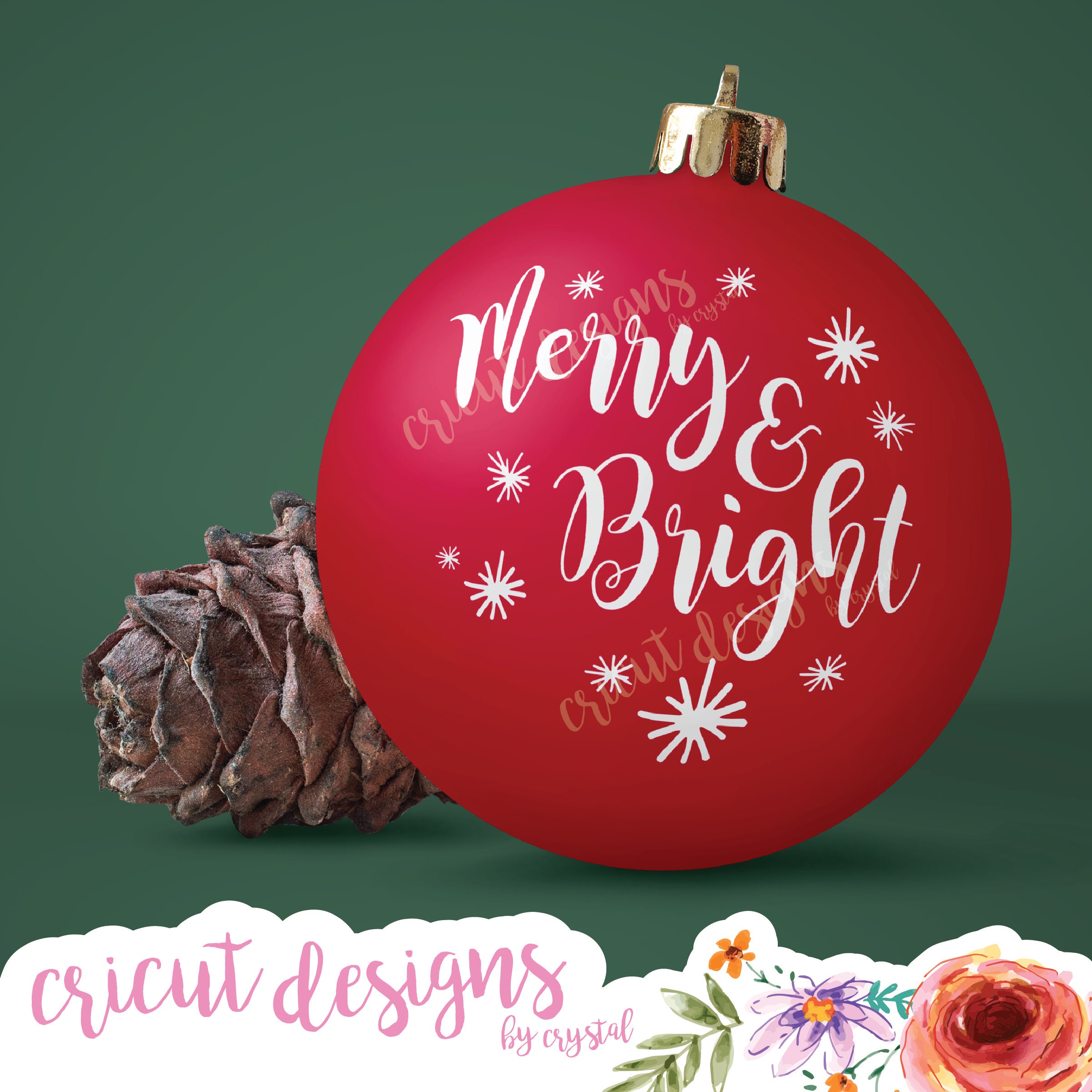 6 Christmas Baubles SVG Bundle Christmas Bauble Bundle | Etsy