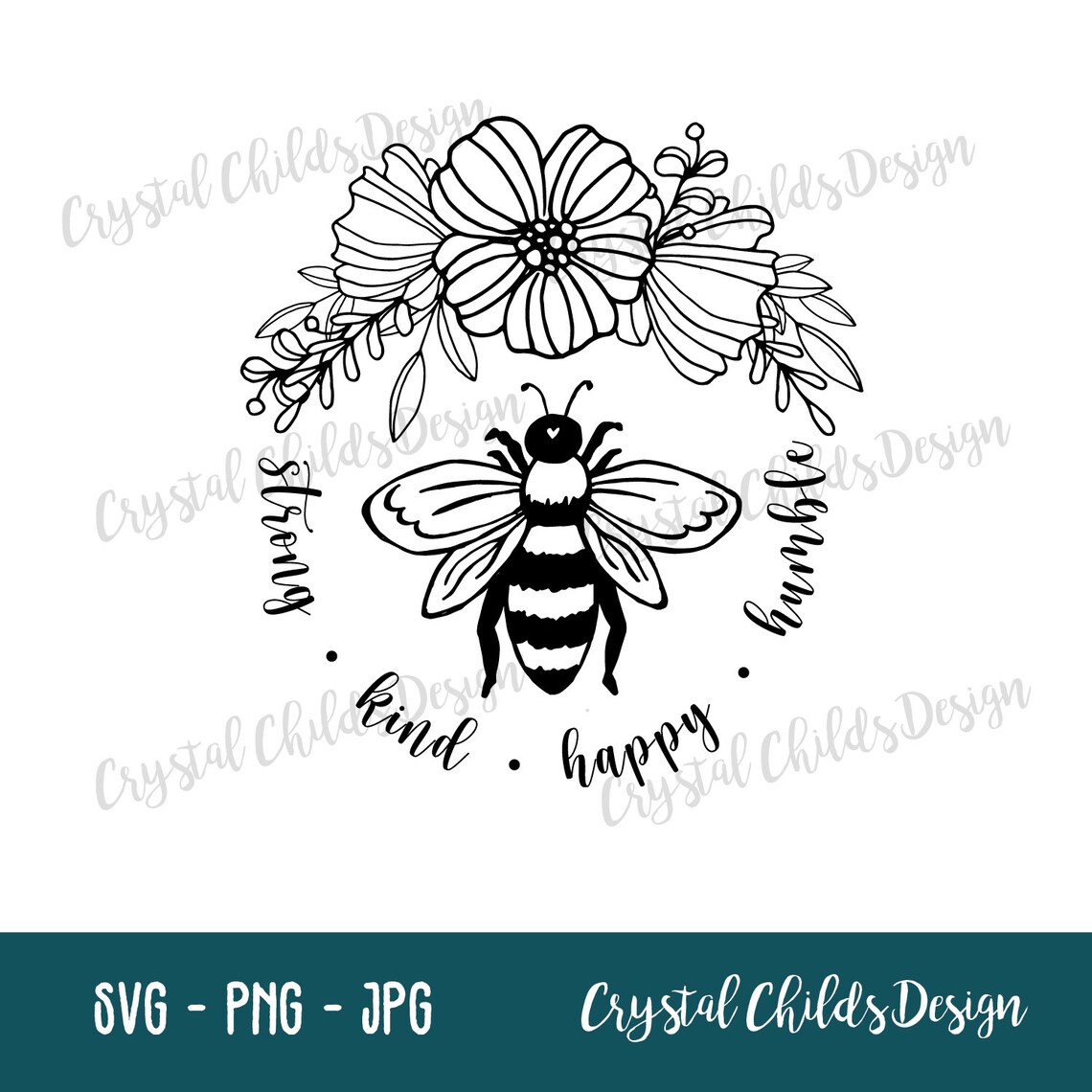 Bee SVG Bundle Cricut Bee SVG Bundle SVG Bee Floral Bundle | Etsy