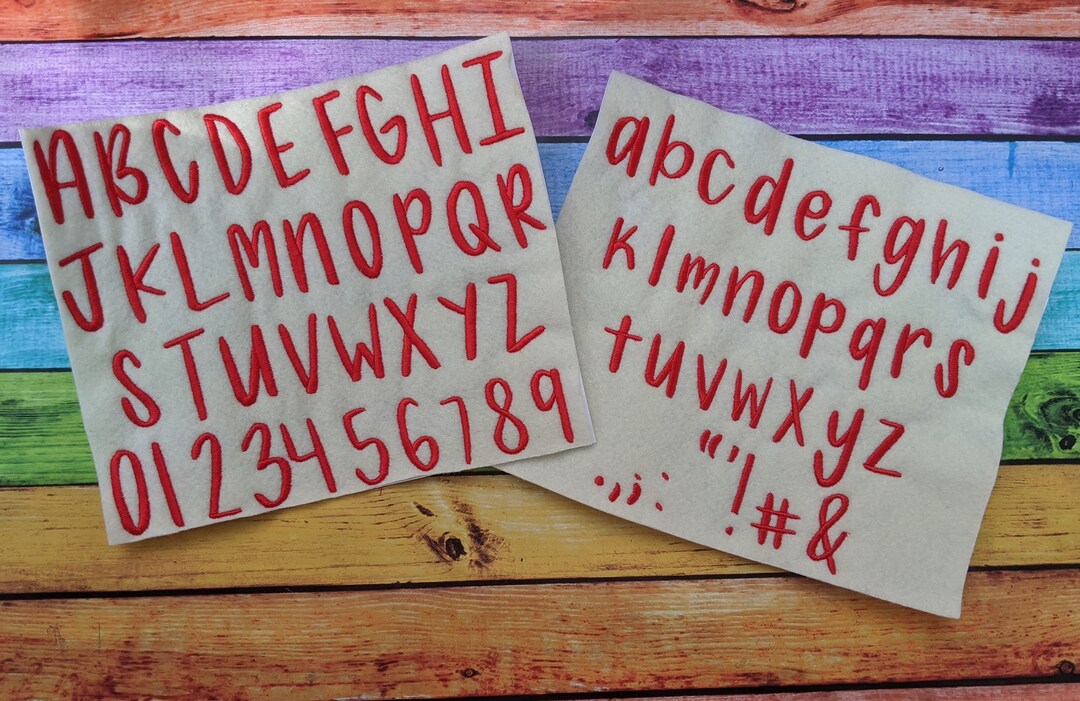 Candy Lane Font, 1/2 Inch, 3/4 Inch, 1 Inch, 1.25 Inch, 1.5 Inch, BX ...