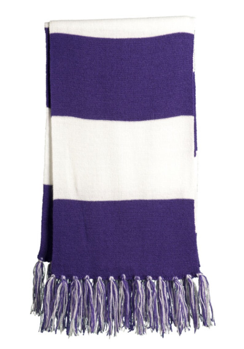 Embroidered Scarf College Colors Scarf School Colors Gift - Etsy