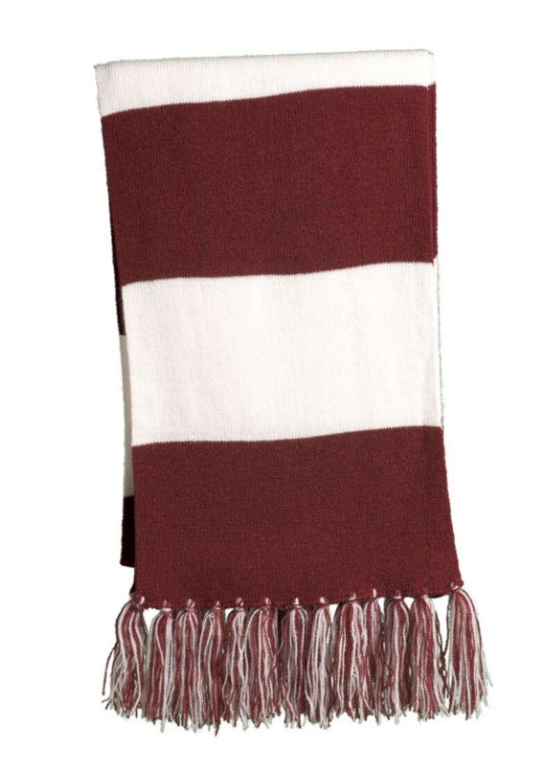 Embroidered Scarf College Colors Scarf School Colors Gift - Etsy