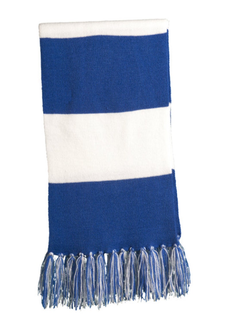 Embroidered Scarf College Colors Scarf School Colors Gift - Etsy