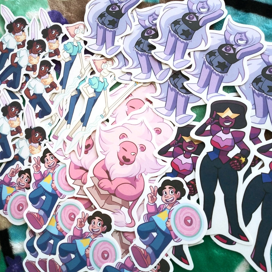 Steven Universe Crystal Gems Stickers - Etsy