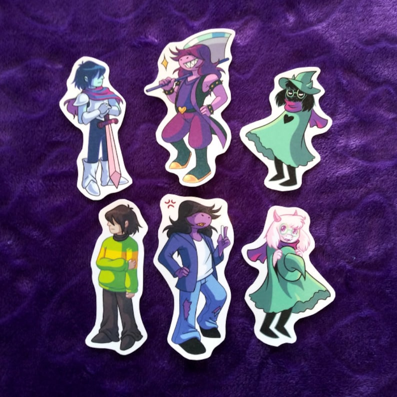 Deltarune Handmade Stickers - Etsy