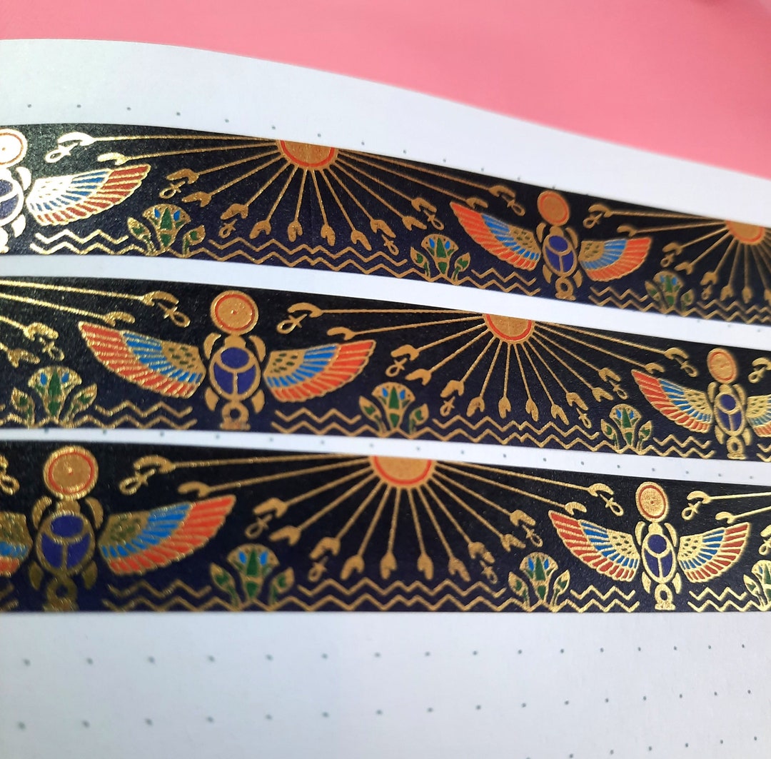 Sun Scarab Foil Washi Tape - Etsy