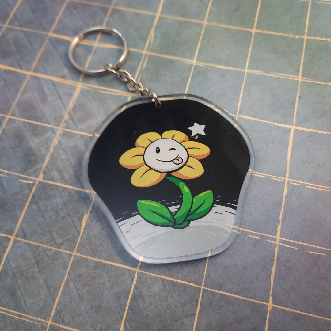 Your Best Friend Flowey Keychain - Etsy