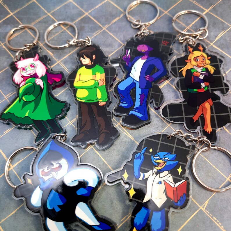 Deltarune Buddies Keychains - Etsy