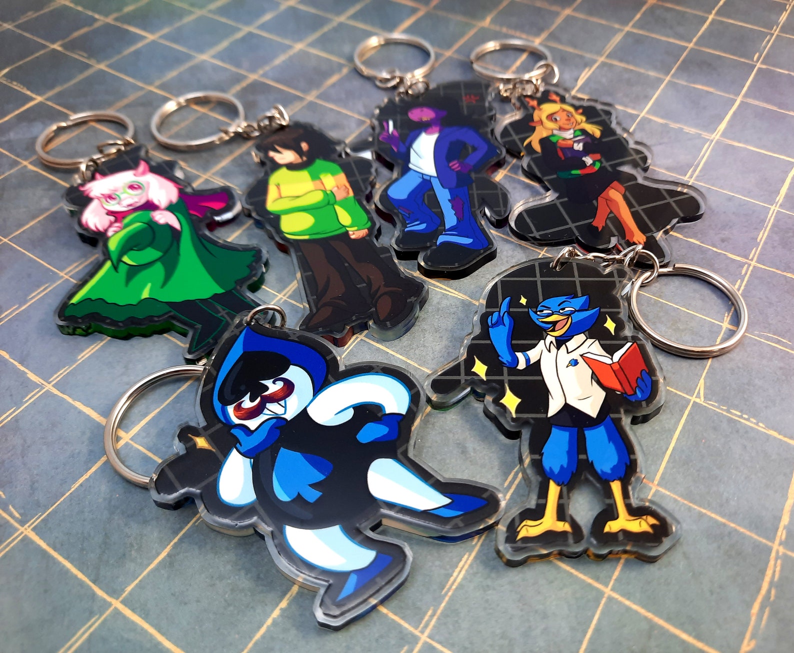 Deltarune Buddies Keychains - Etsy