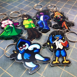 Deltarune Buddies Keychains - Etsy