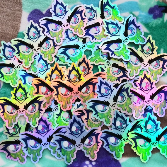 Holographic Angry Monster Eyes | Etsy