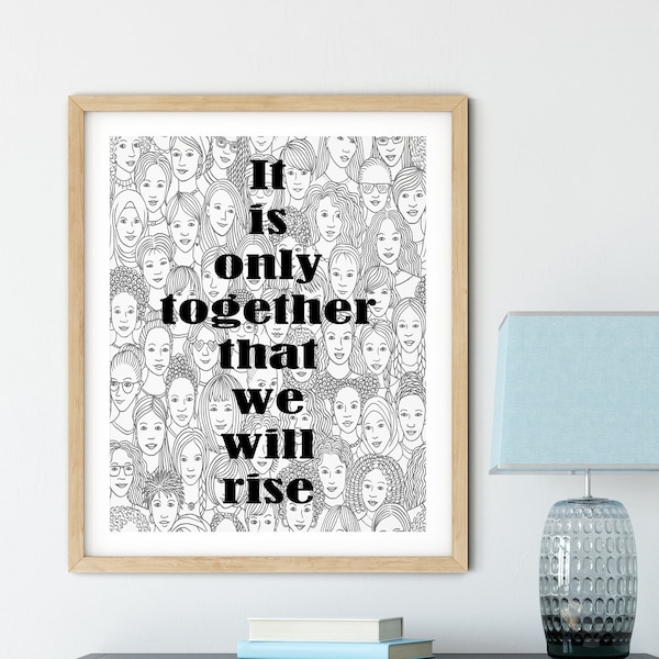 Intersectional Feminist Poster - Etsy