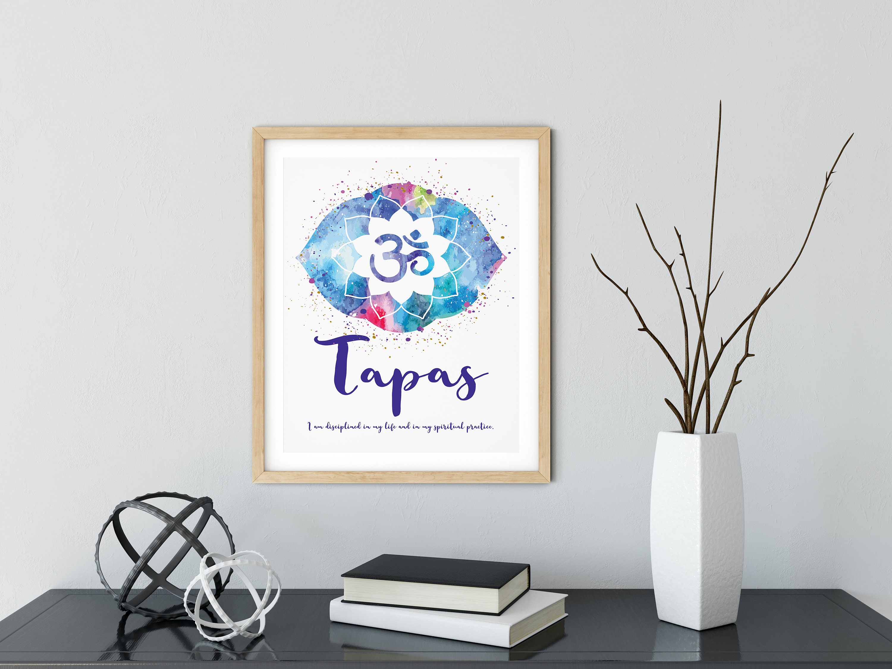 Printable Tapas Niyama from Patanjali's Yoga Sutras with - Etsy España