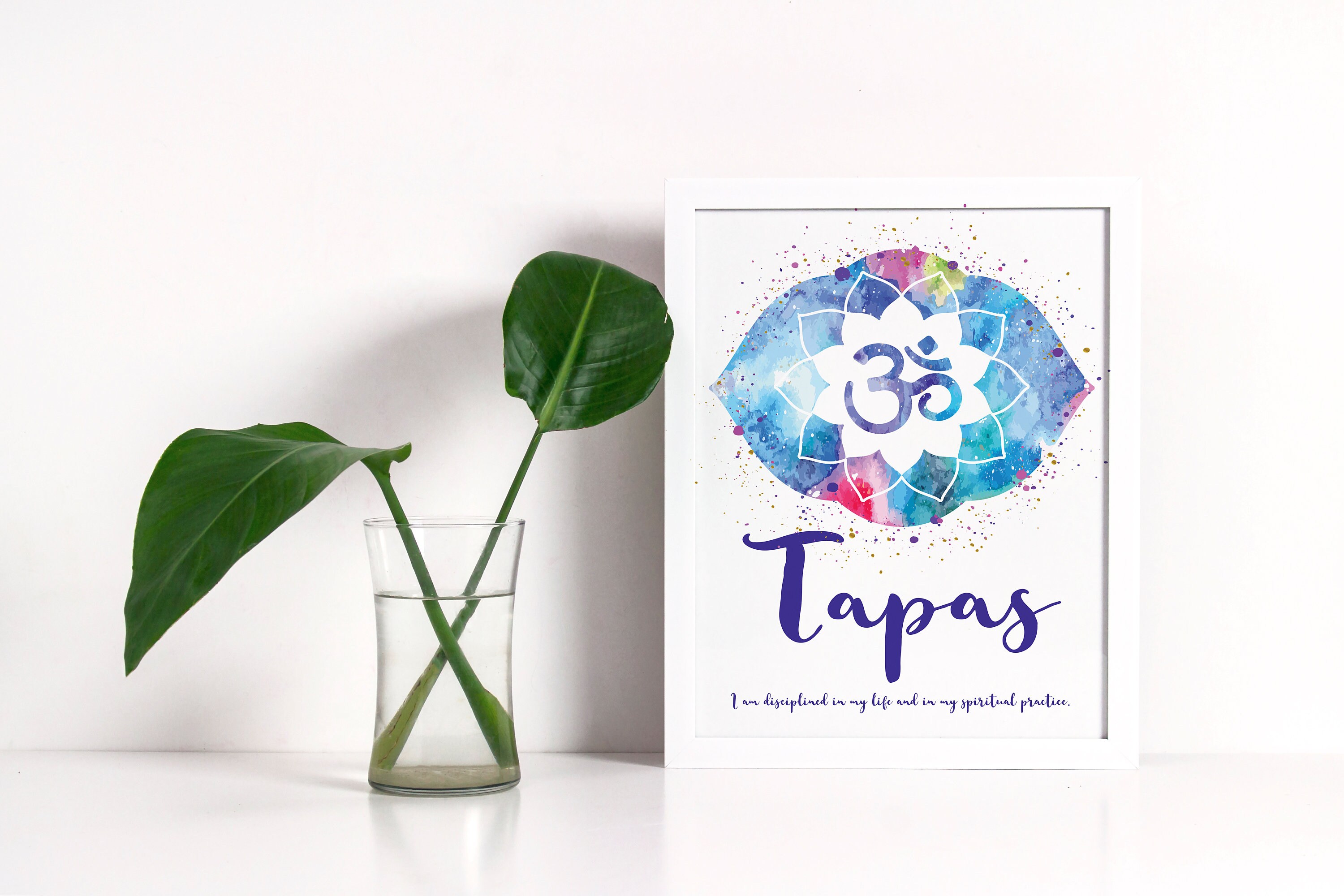 Printable Tapas Niyama from Patanjali's Yoga Sutras with - Etsy España