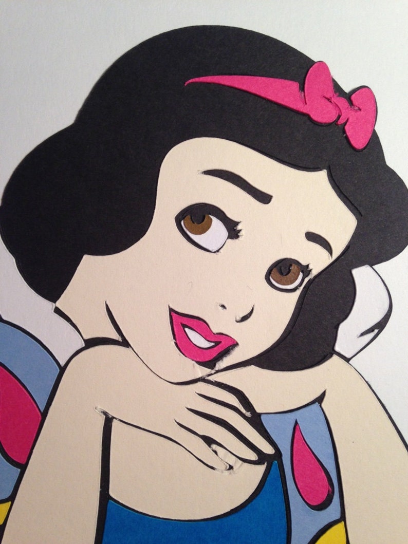 Snow White Die Cut - Etsy