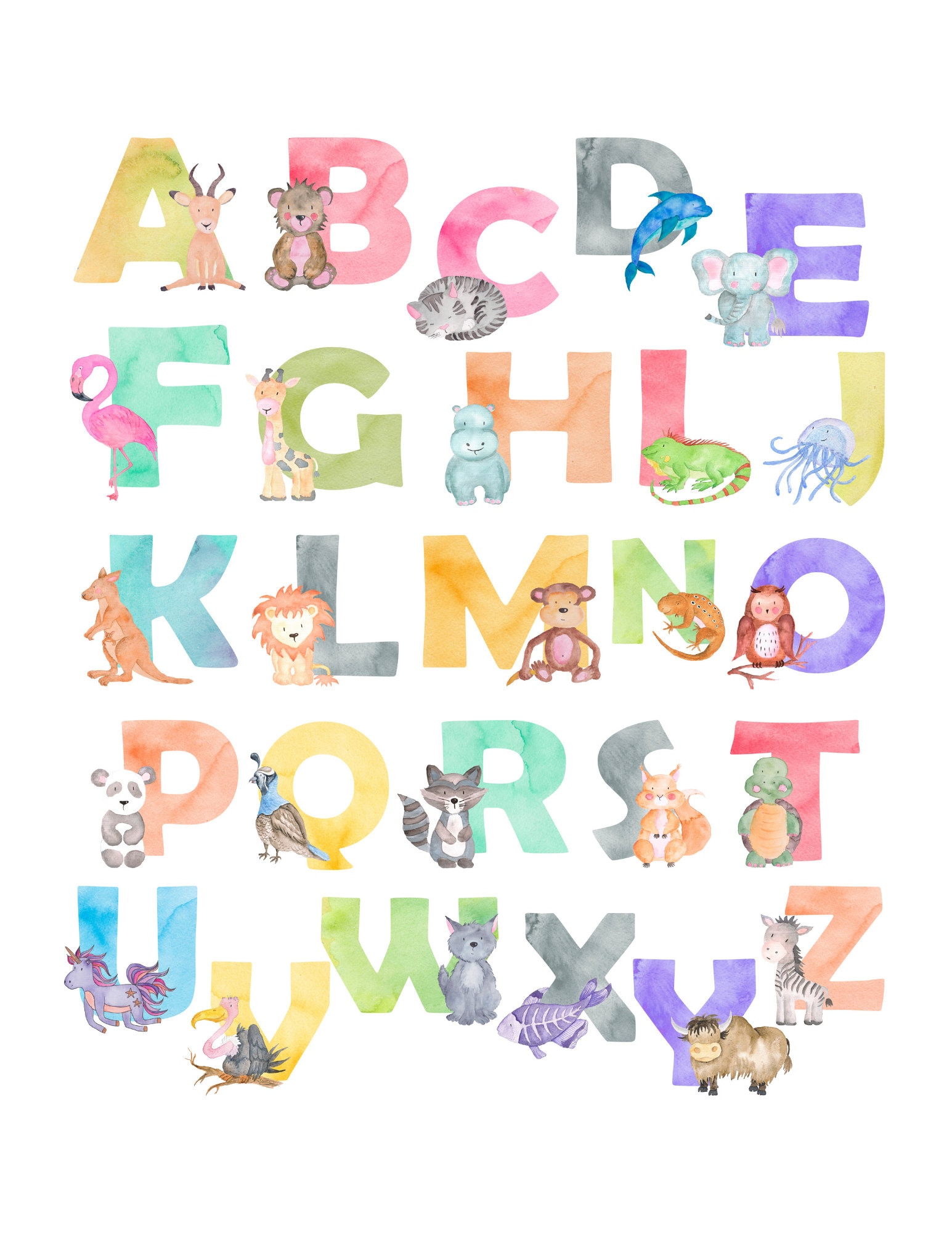Uppercase Alphabet Letter Practice Printable - Etsy