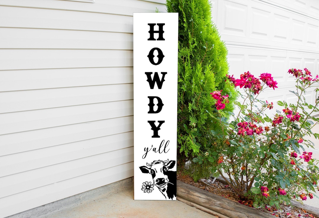 Western Porch Wood Sign | Western Decor | Rustic Home Decor | Wall Sign ...