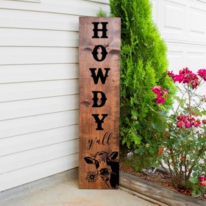 Western Porch Wood Sign | Western Decor | Rustic Home Decor | Wall Sign ...