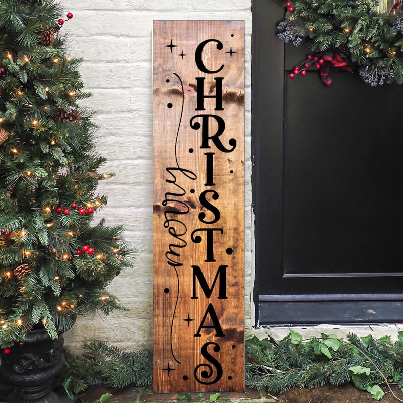 Rustic Holiday Sign - Etsy