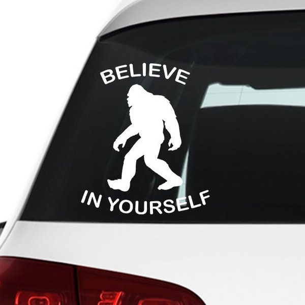 Bigfoot Car Decal - Etsy