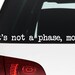It's Not A Phase Mom Vinyl Decal Emo Car Bumper or Window - Etsy
