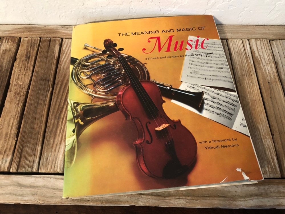Vintage Book Titled the Meaning and Magic of Music - Etsy