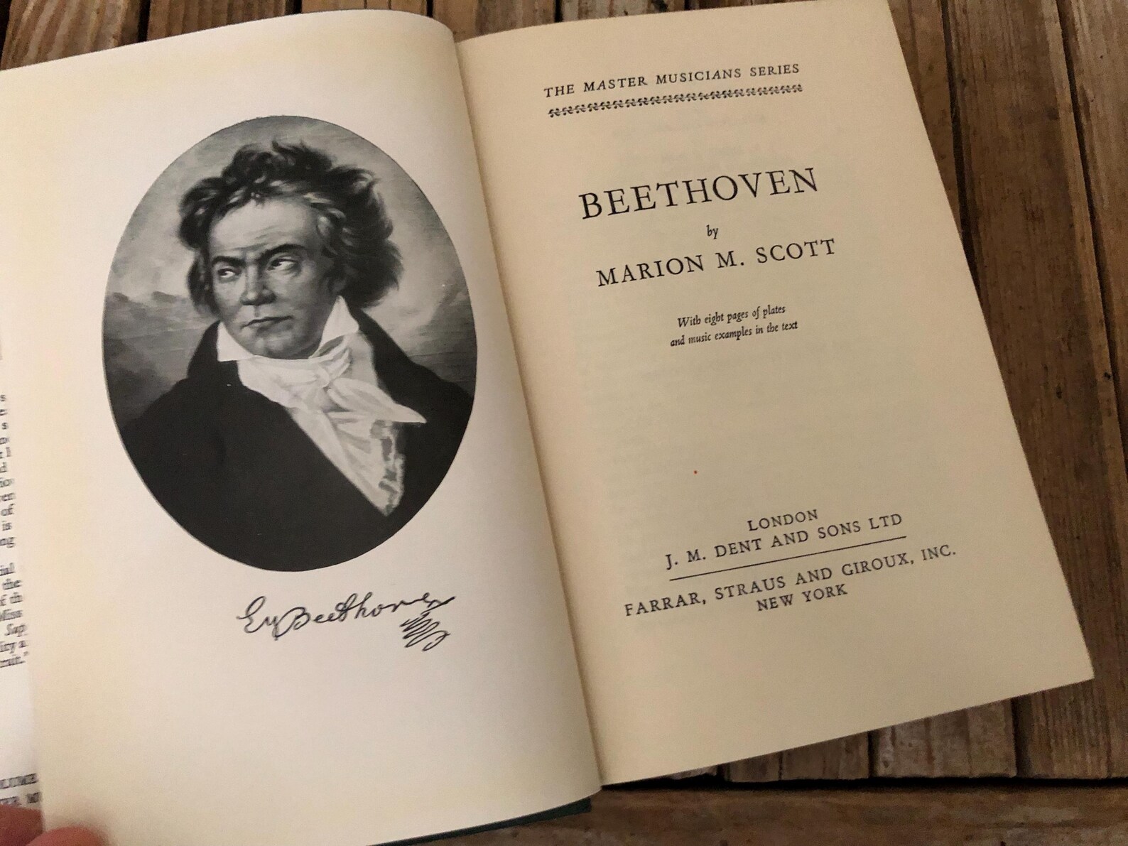 Vintage 1968 Book Titled Beethoven the Master Musicians Marion M.scott ...