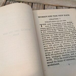 Antique Margaret Sanger Book Titled Woman and the New Race | Etsy