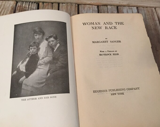 Antique Margaret Sanger Book Titled Woman and the New Race - Etsy