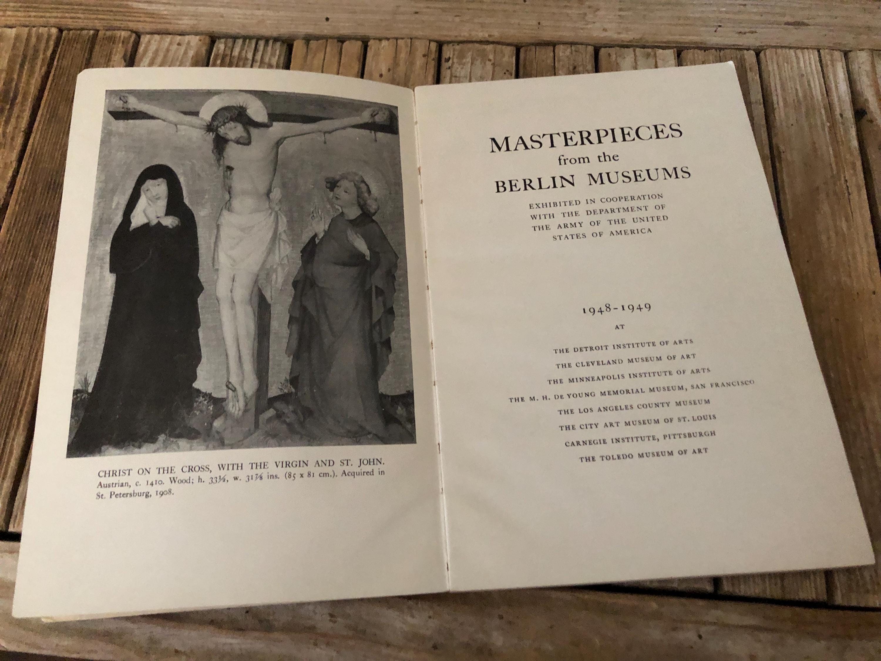 Vintage 1948 Book Titled Masterpieces From the Berlin Museum - Etsy