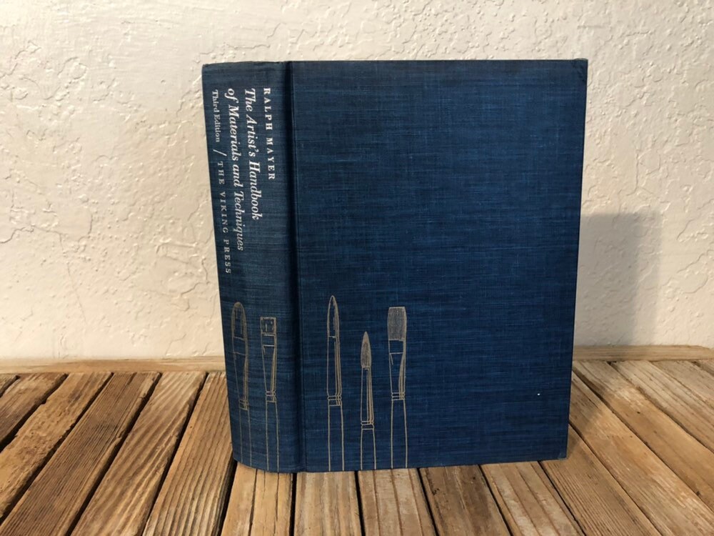Vintage Book Titled the Artist's Handbook of Materials and - Etsy