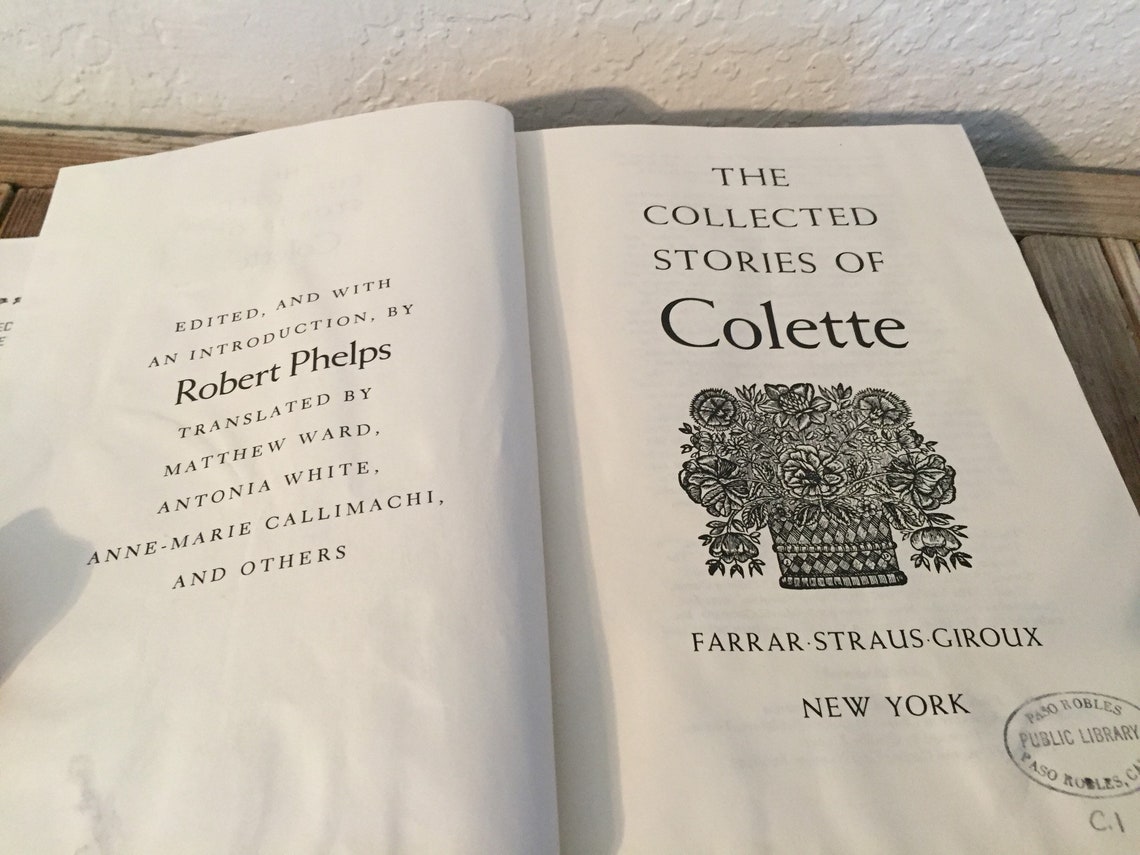 Vintage Book Titled The Collected Stories of Colette By Robert | Etsy