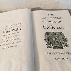 Vintage Book Titled the Collected Stories of Colette by Robert - Etsy
