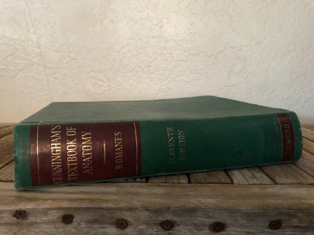 Vintage Book Titled Cunningham's Textbook of Anatomy Oxford University ...