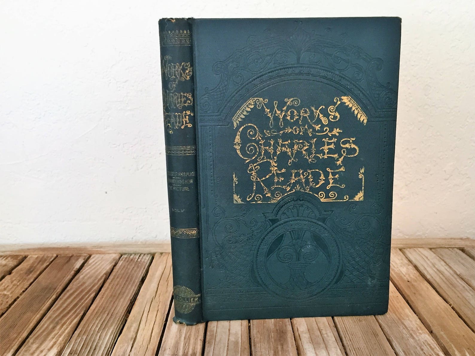 Antique Book Titled The Works Of Charles Reade | Etsy