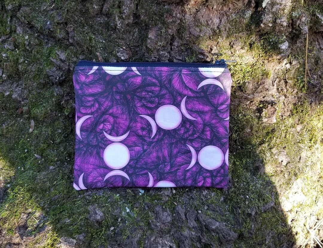Pagan Witch Goddess Zipper Pouch Pagan Change Purse Goddess Symbol Bag ...