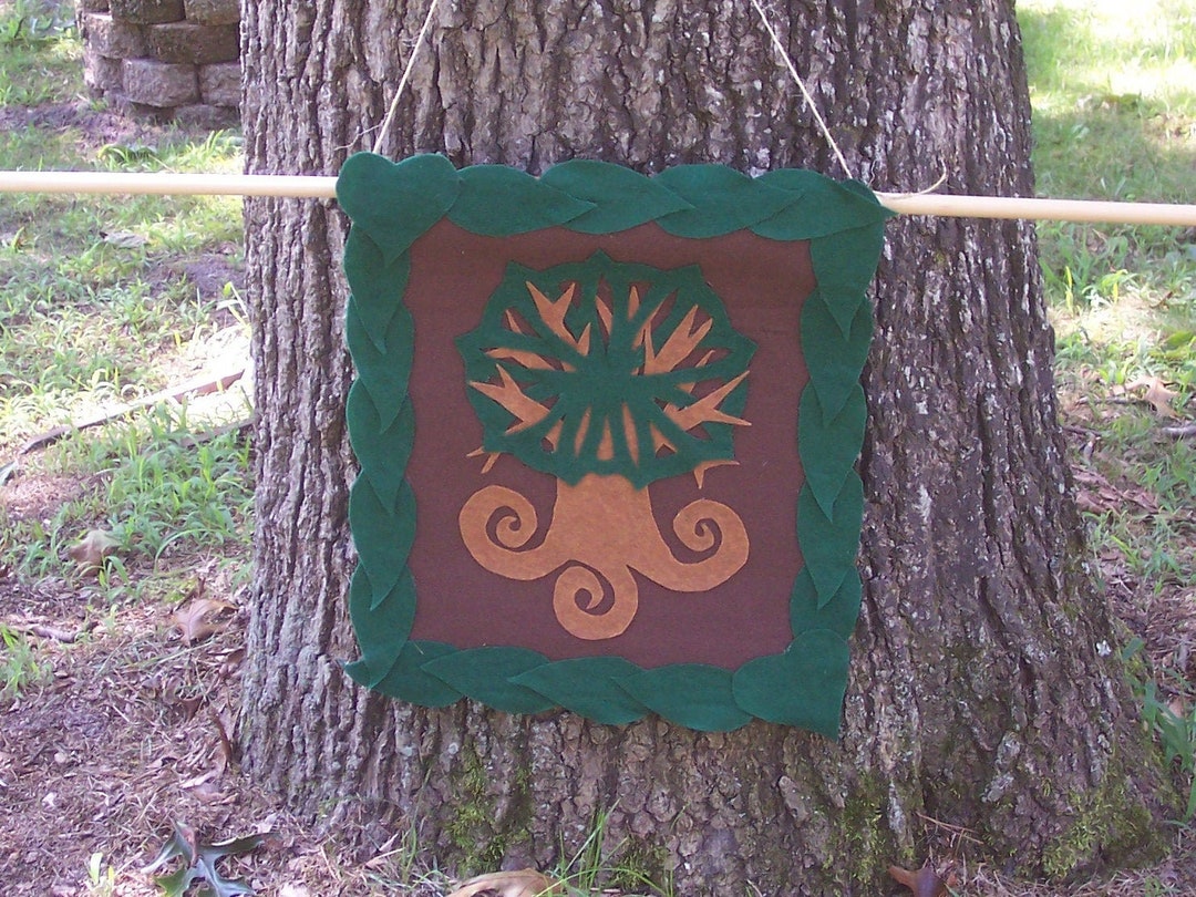 Viking Yggdrasil Banner Tree of Life Flag Viking Child's Room Viking ...