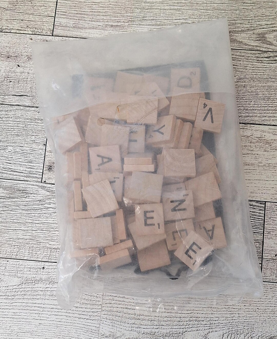 Scrabble Tiles New Complete Set of 100 With Drawstring Bag in New ...