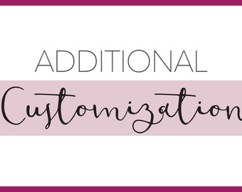 Additional Customization Services and Options - Etsy